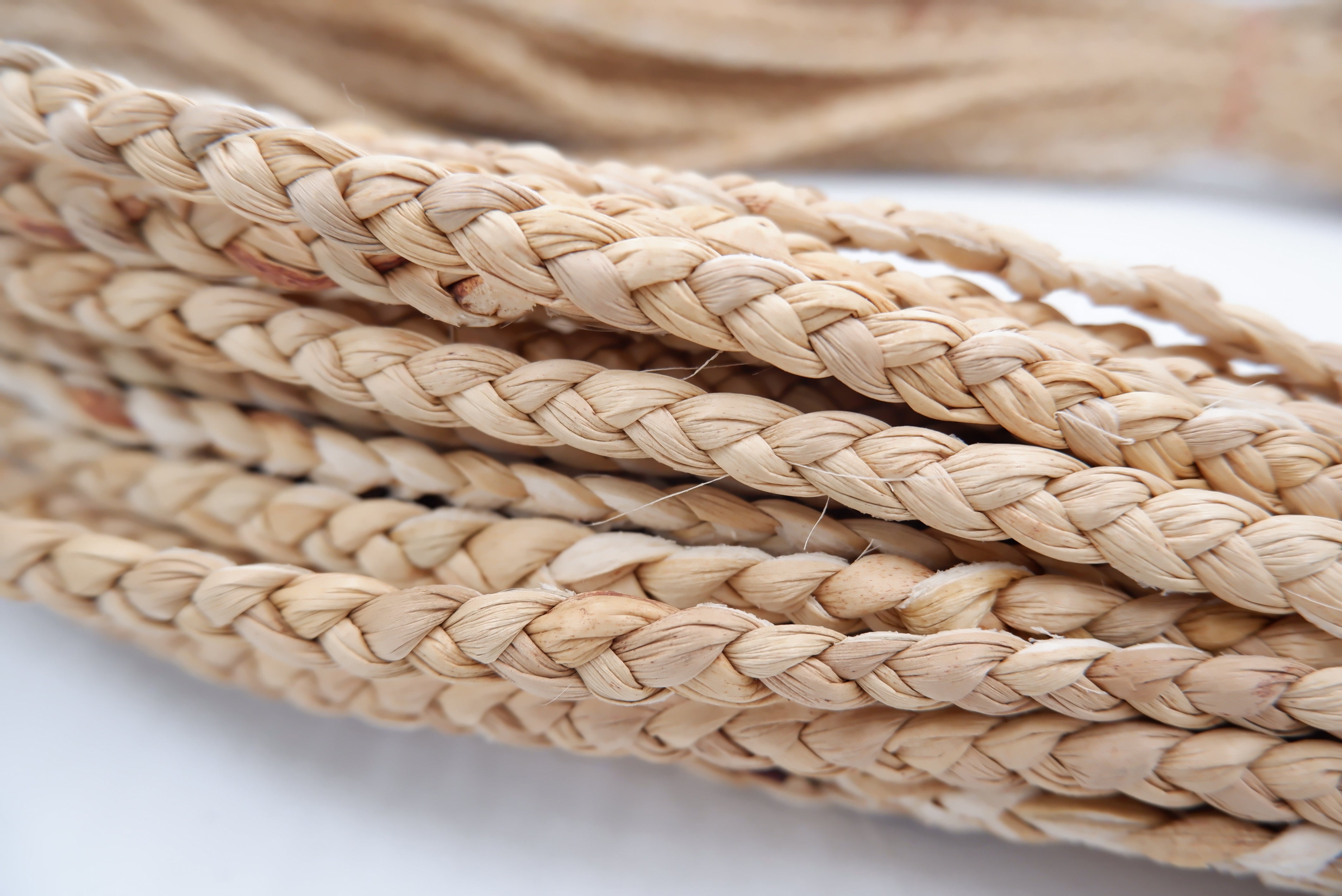 5mm water hyacinth rope, braided rope, seagrass cord – nornorbag
