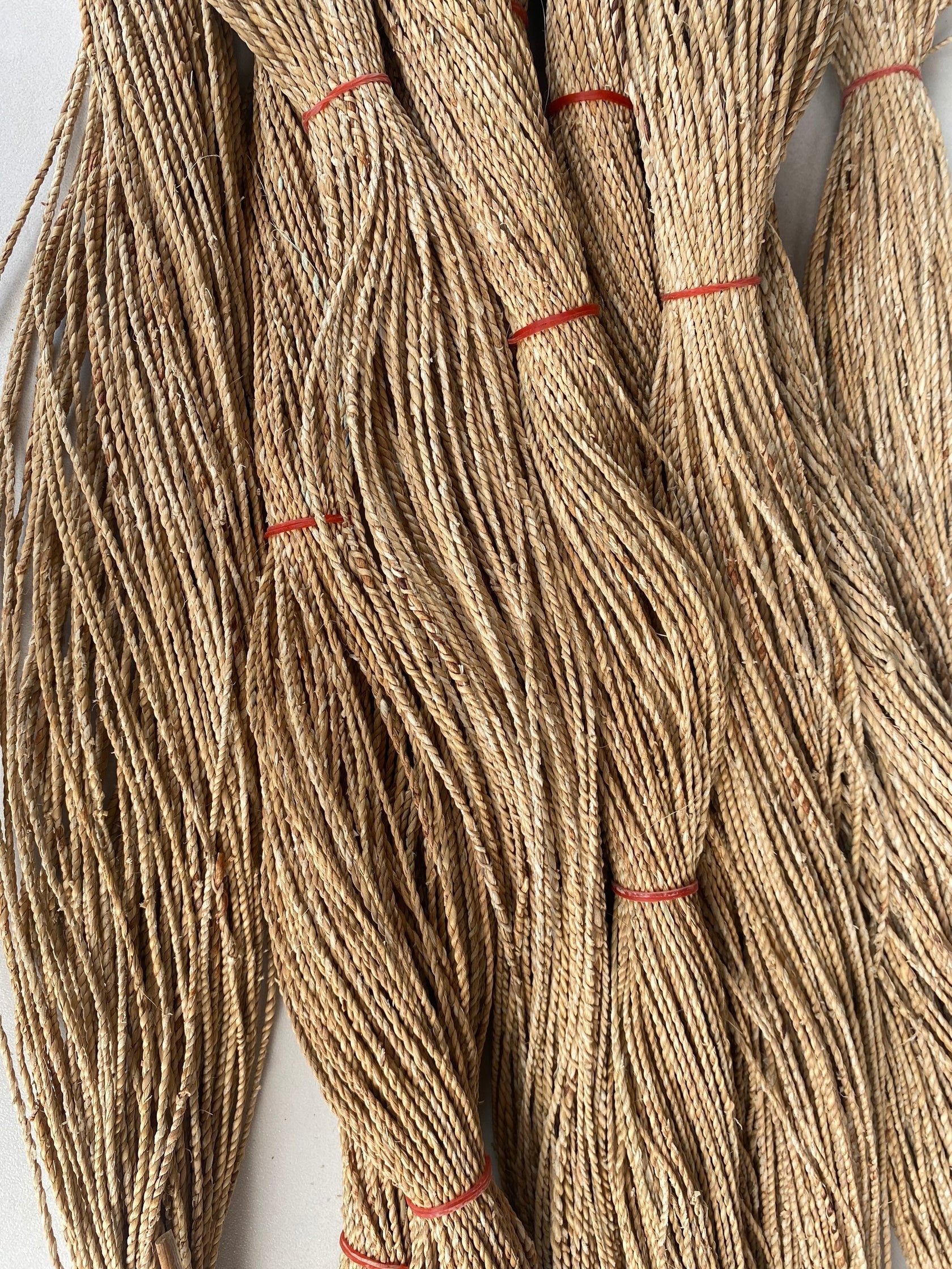 3mm twisted water hyacinth rope, seagrass cord, seagrass rope – nornorbag