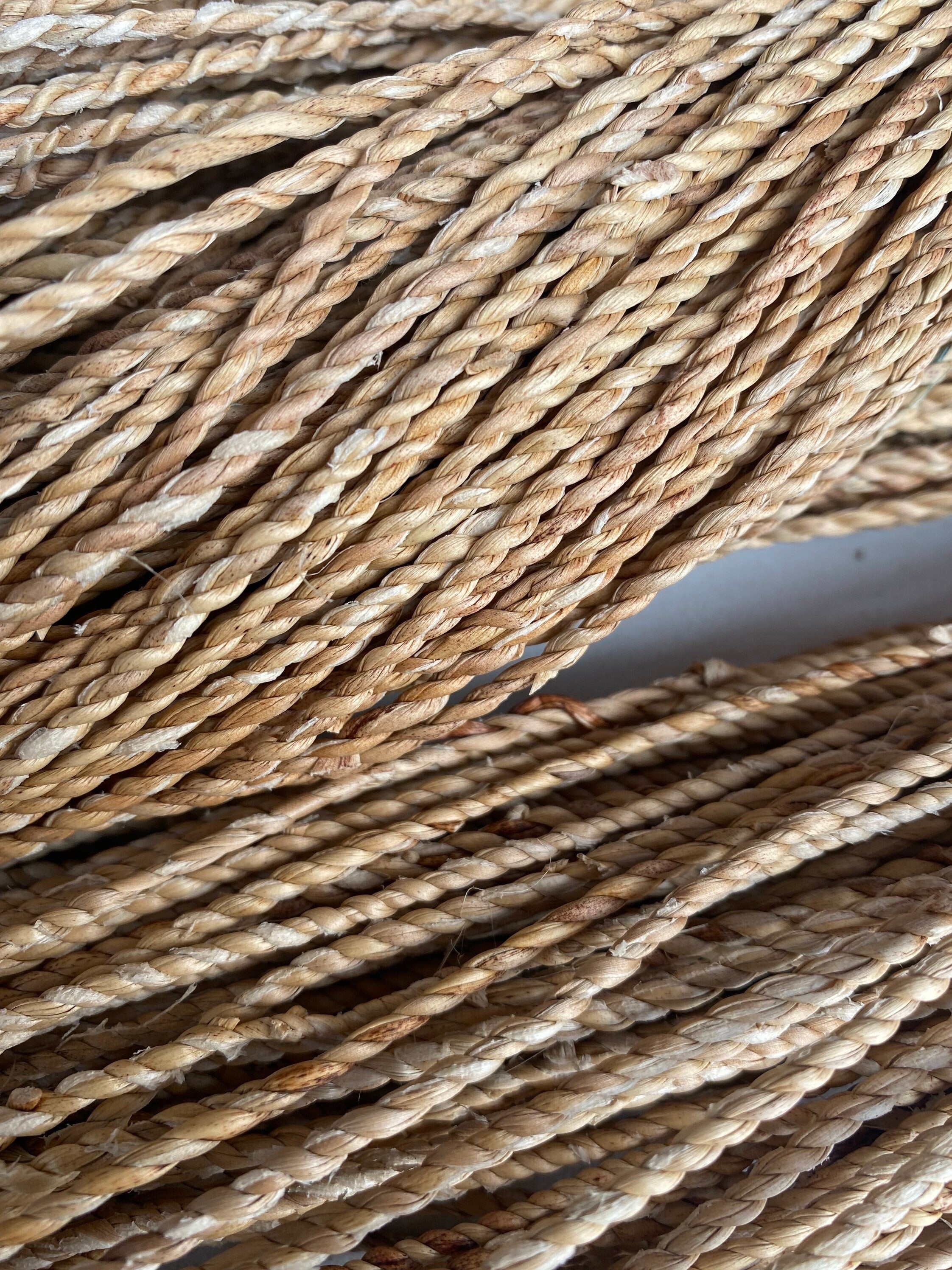 3mm twisted water hyacinth rope, seagrass cord, seagrass rope – nornorbag