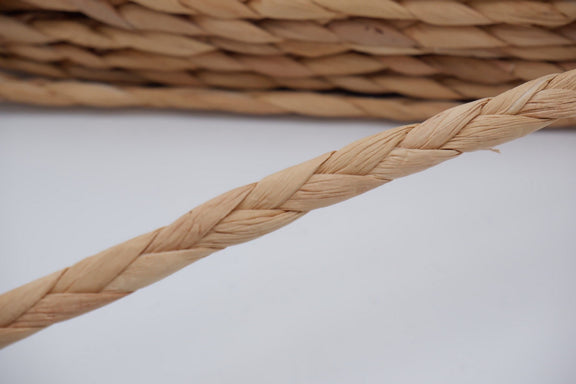 15mm natural water hyacinth rope, braided water hyacinth, raffia rope ...